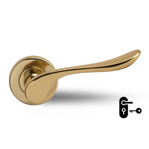 Poignée de porte ONDA GOLD Petit-Trou SICURO – Vente des produits de ...