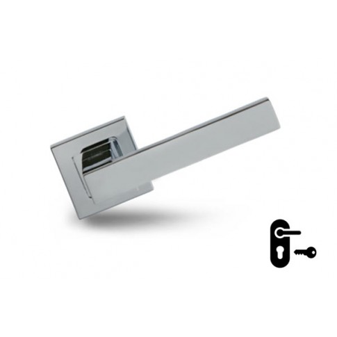 Poignée de porte YORK Chromé Petit-Trou SICURO – Vente des produits de ...